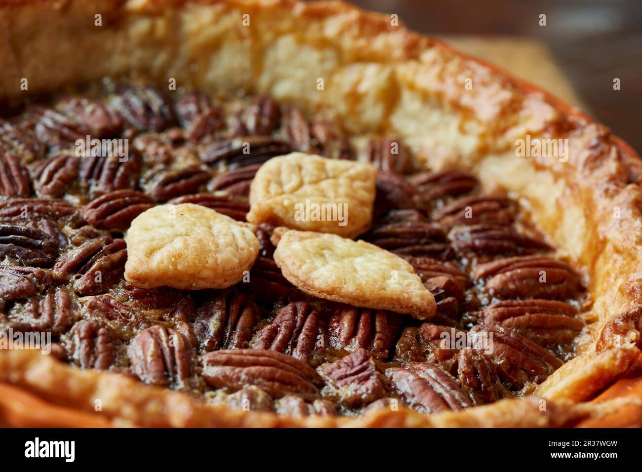 Closeup shot pecan pie hi-res stock photography and images - Alamy