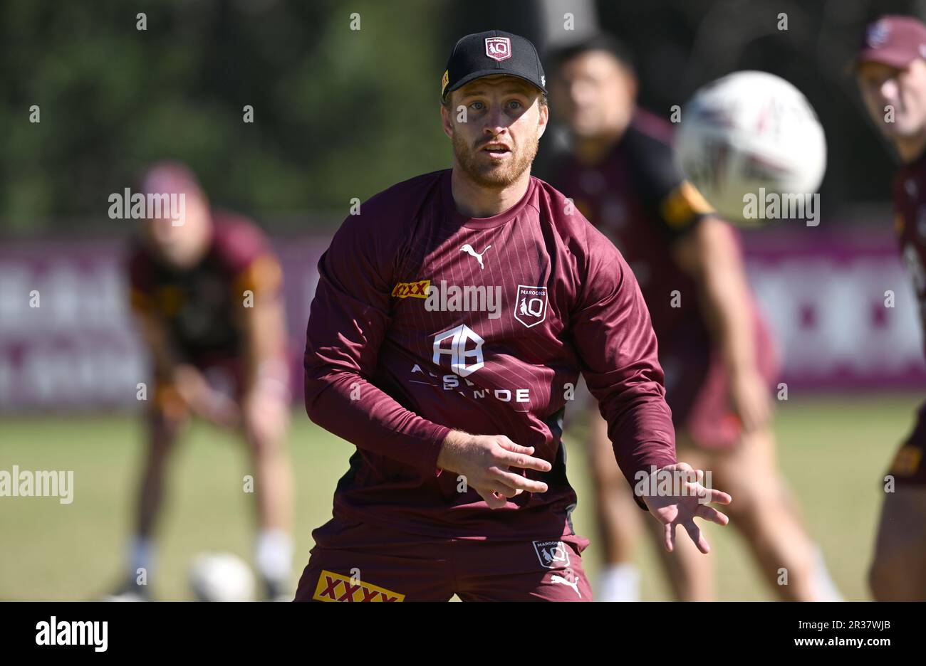 Cameron Munster in action during a Queensland Maroons State of Origin ...