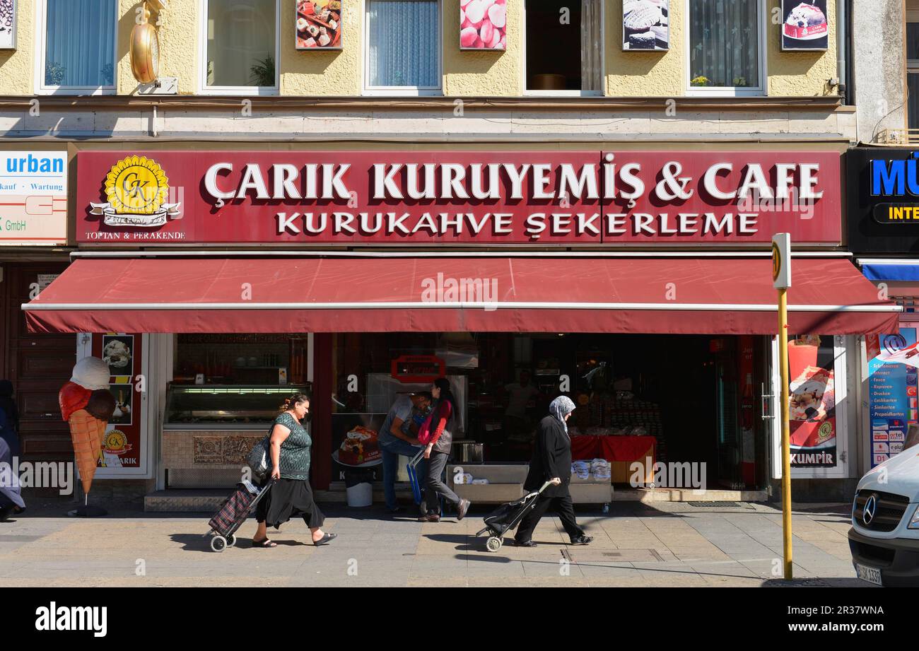 Turkish Cafe, Muellerstrasse, Wedding, Berlin, Germany Stock Photo - Alamy