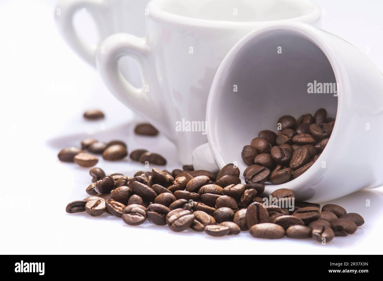 One coffee cup tipped over hi-res stock photography and images - Alamy