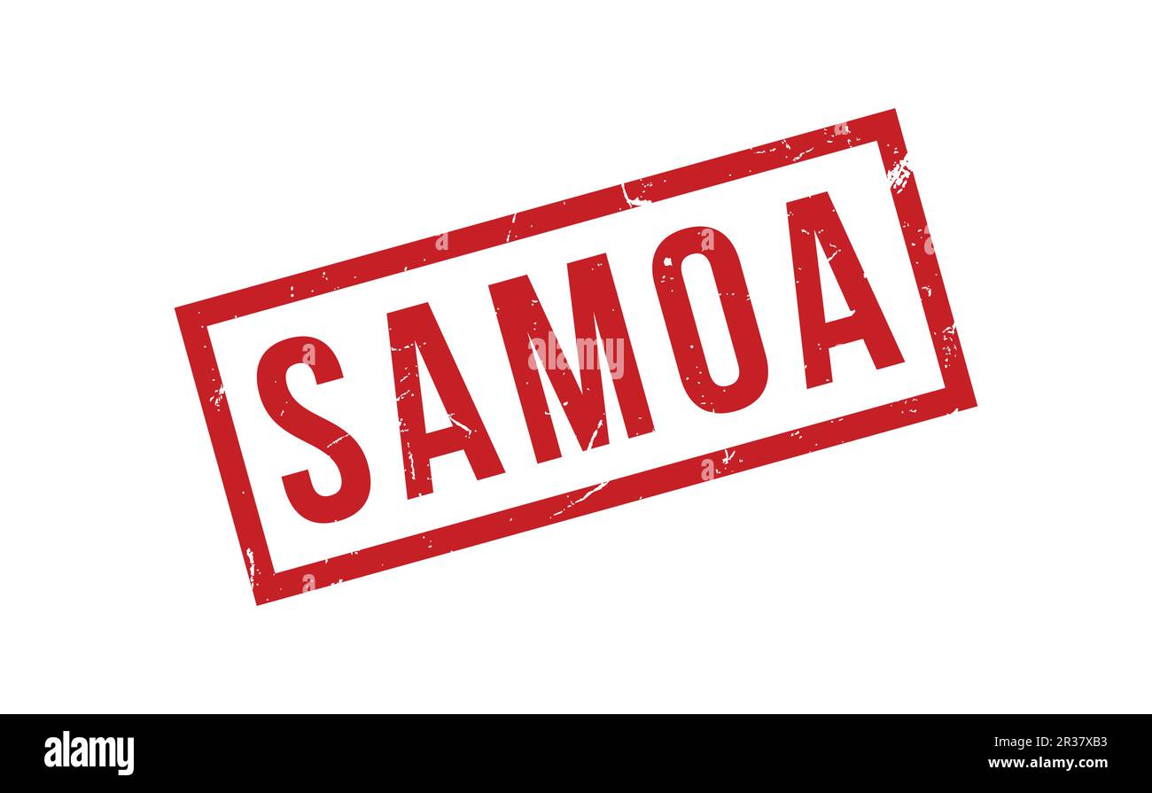 Samoa Rubber Stamp Seal Vector Stock Vector Image & Art - Alamy
