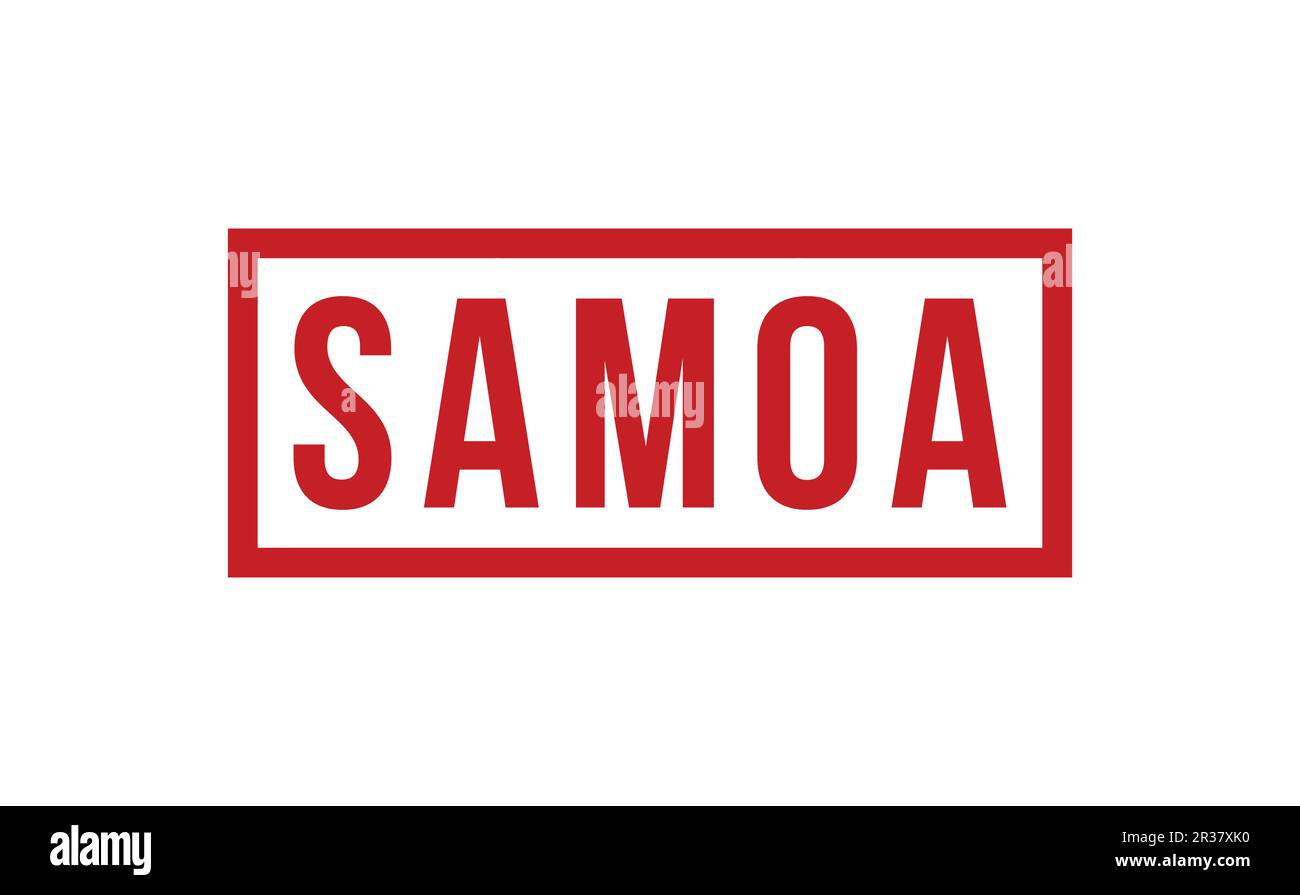 Samoa Rubber Stamp Seal Vector Stock Vector Image & Art - Alamy