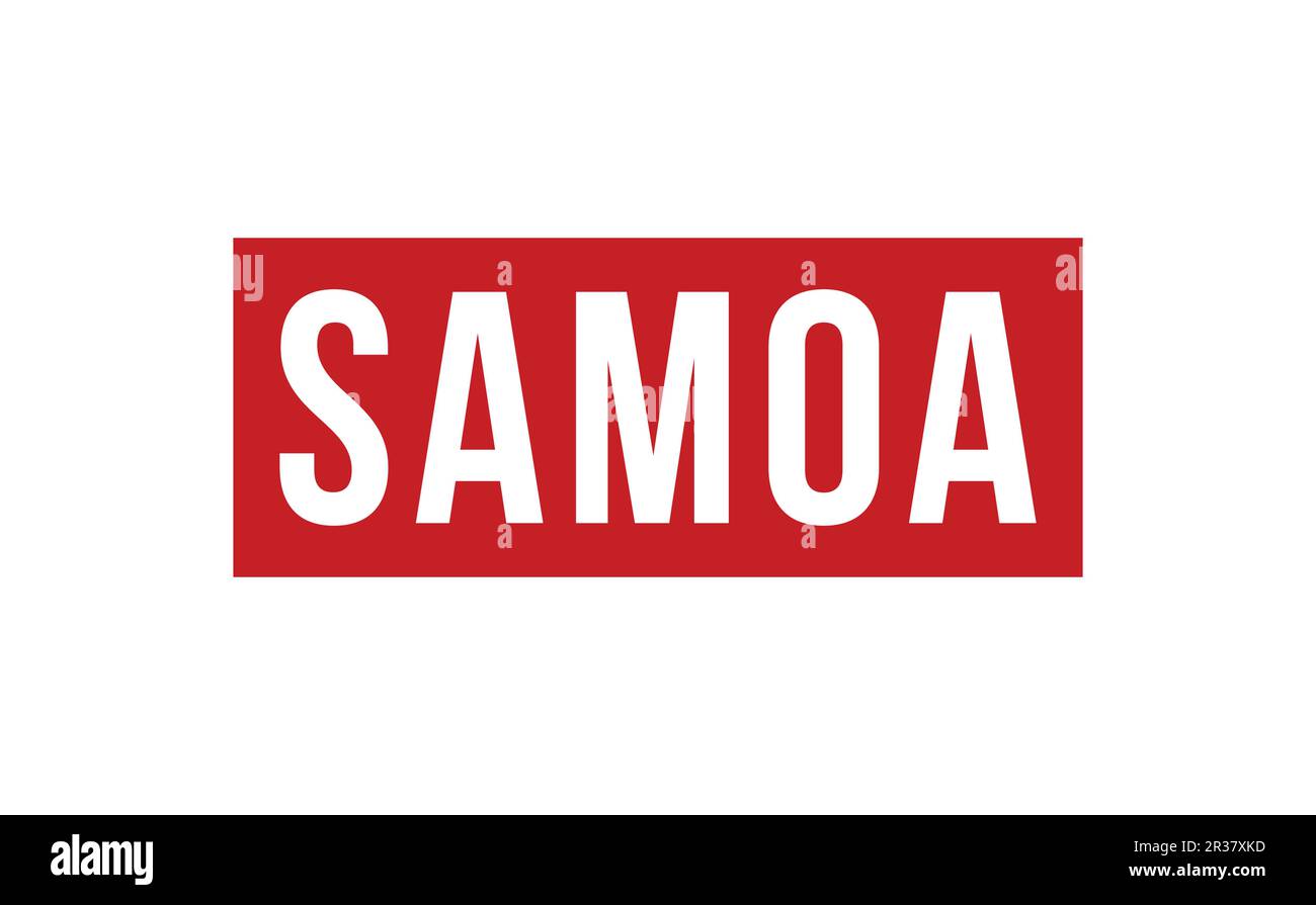 Samoa Rubber Stamp Seal Vector Stock Vector Image & Art - Alamy