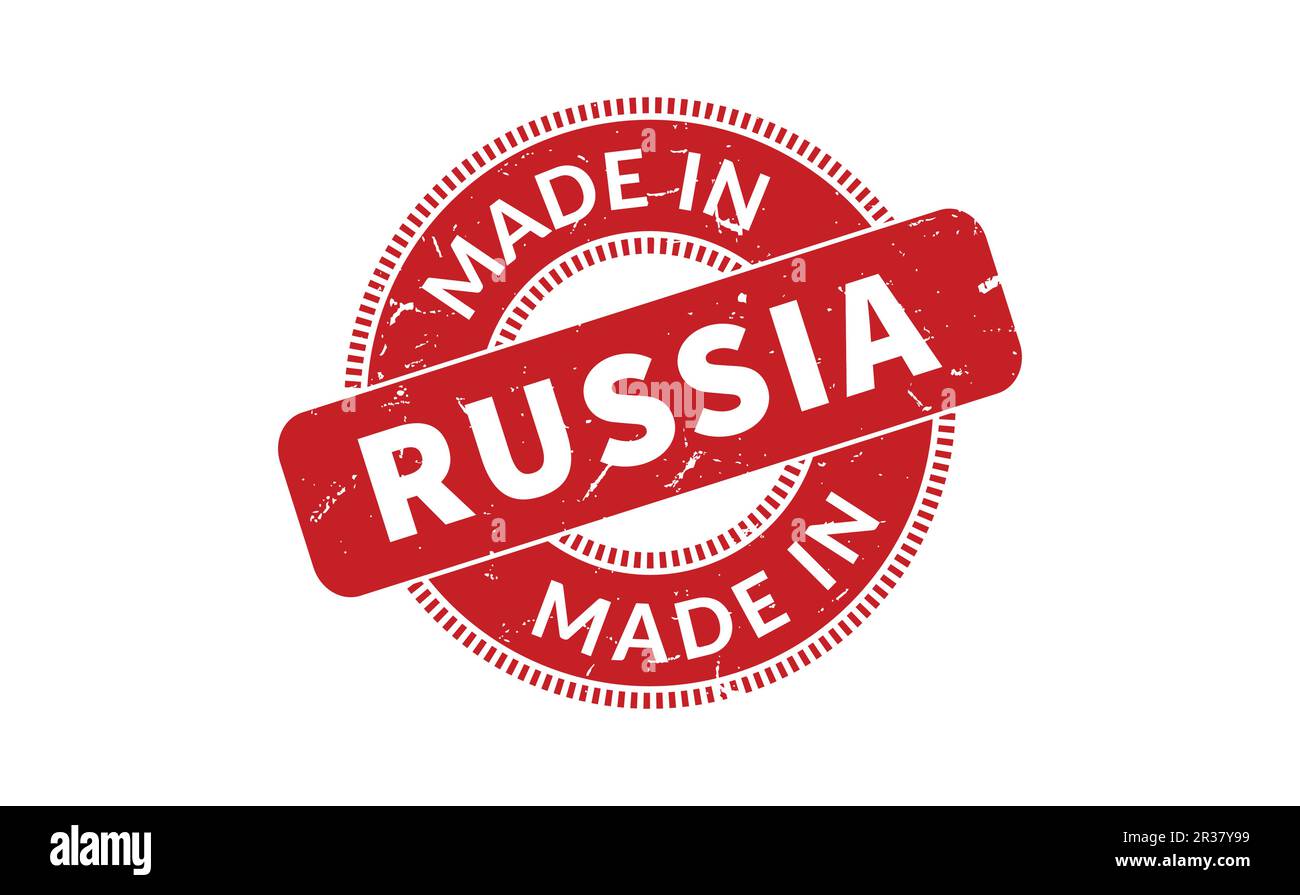 Made in russia red Stock Vector Images - Alamy