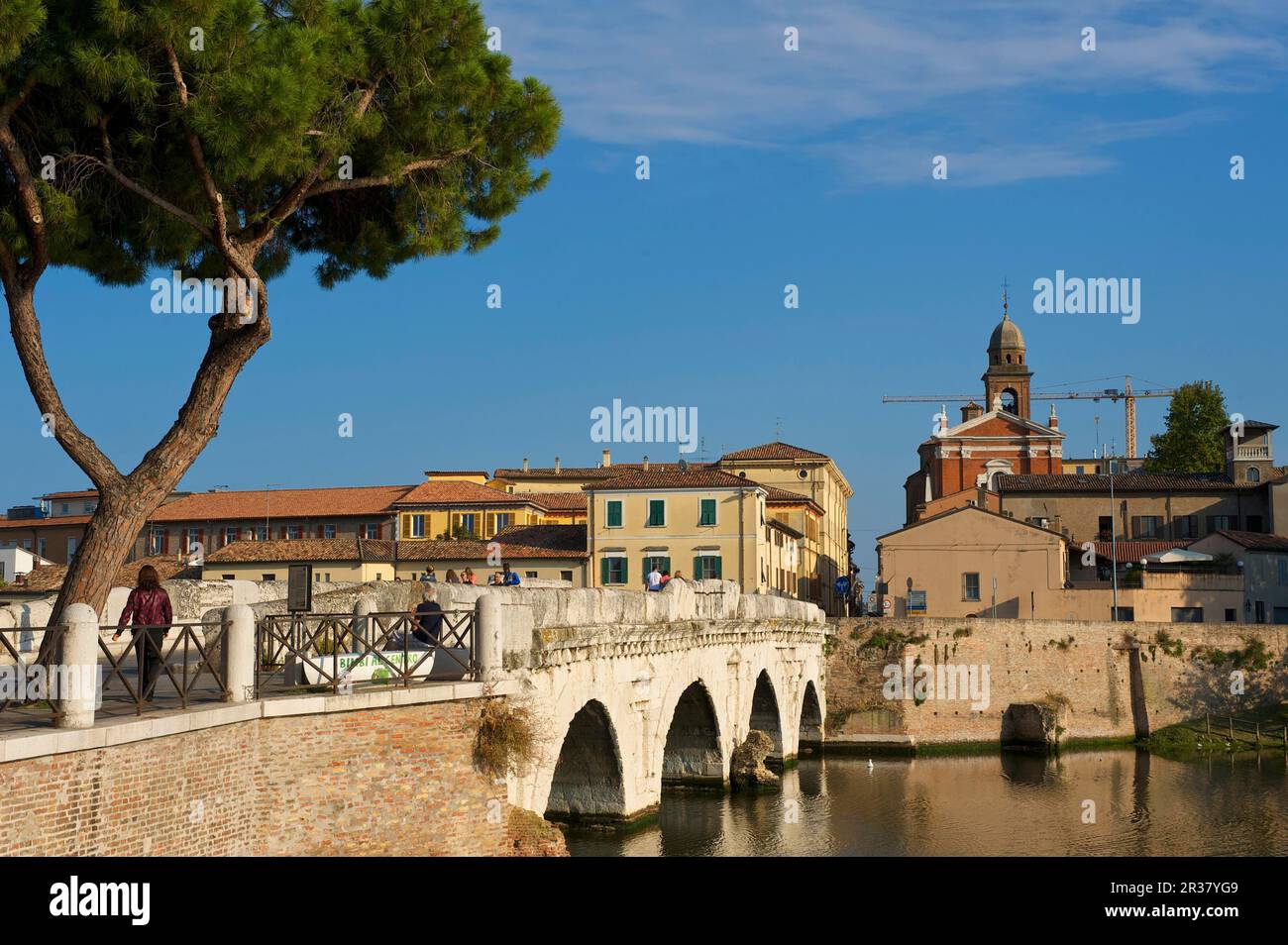 Tiberius bridge hi-res stock photography and images - Alamy