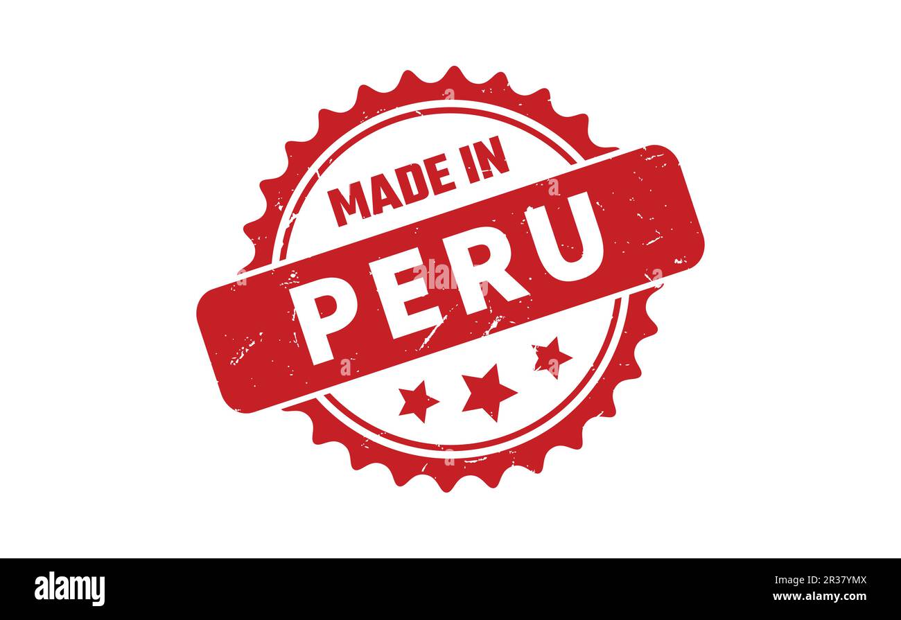 Made In Peru Rubber Stamp Stock Vector Image & Art - Alamy