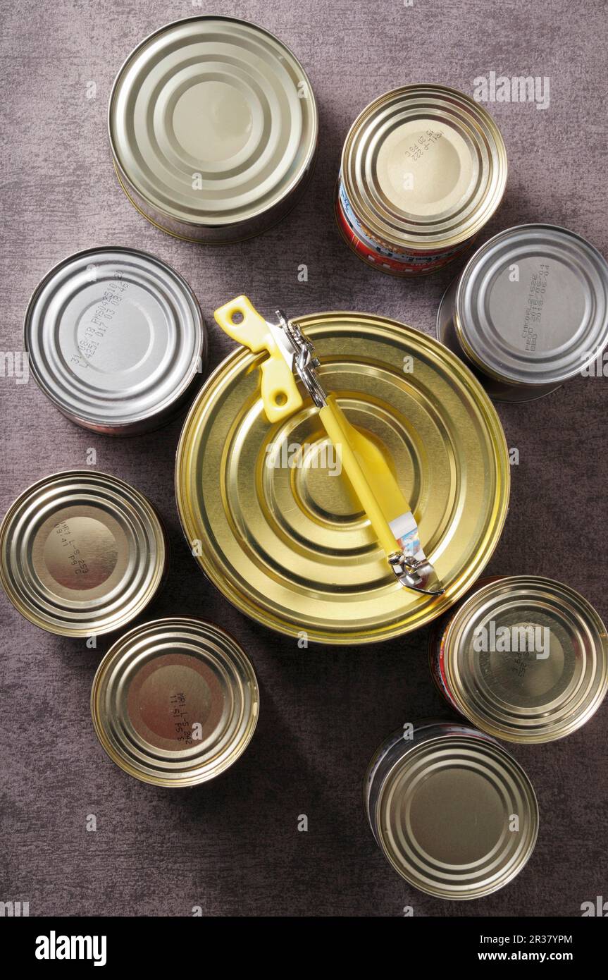 Overhead photo of various foods hi-res stock photography and images - Alamy