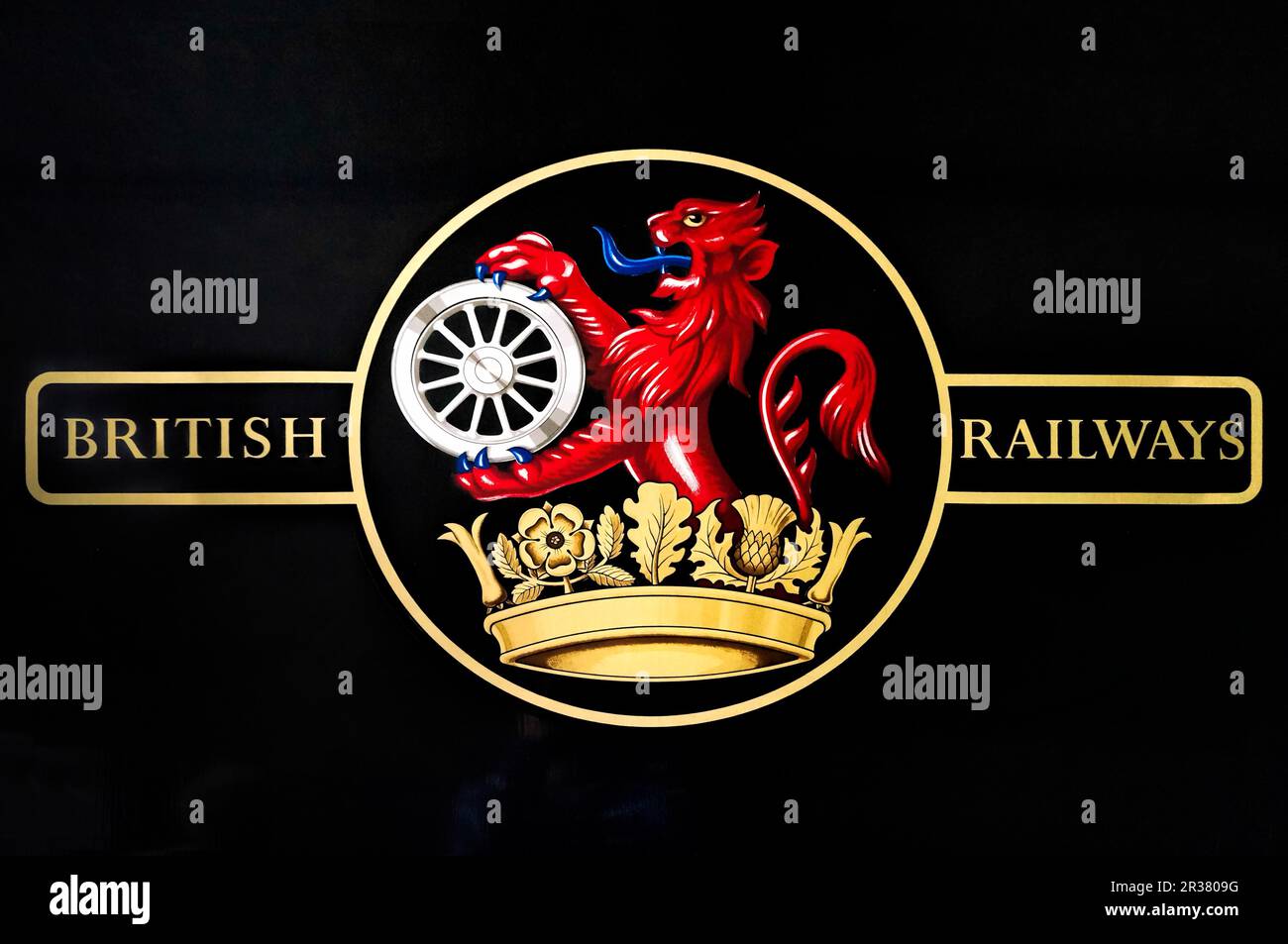 Old british railways logo hi-res stock photography and images - Alamy