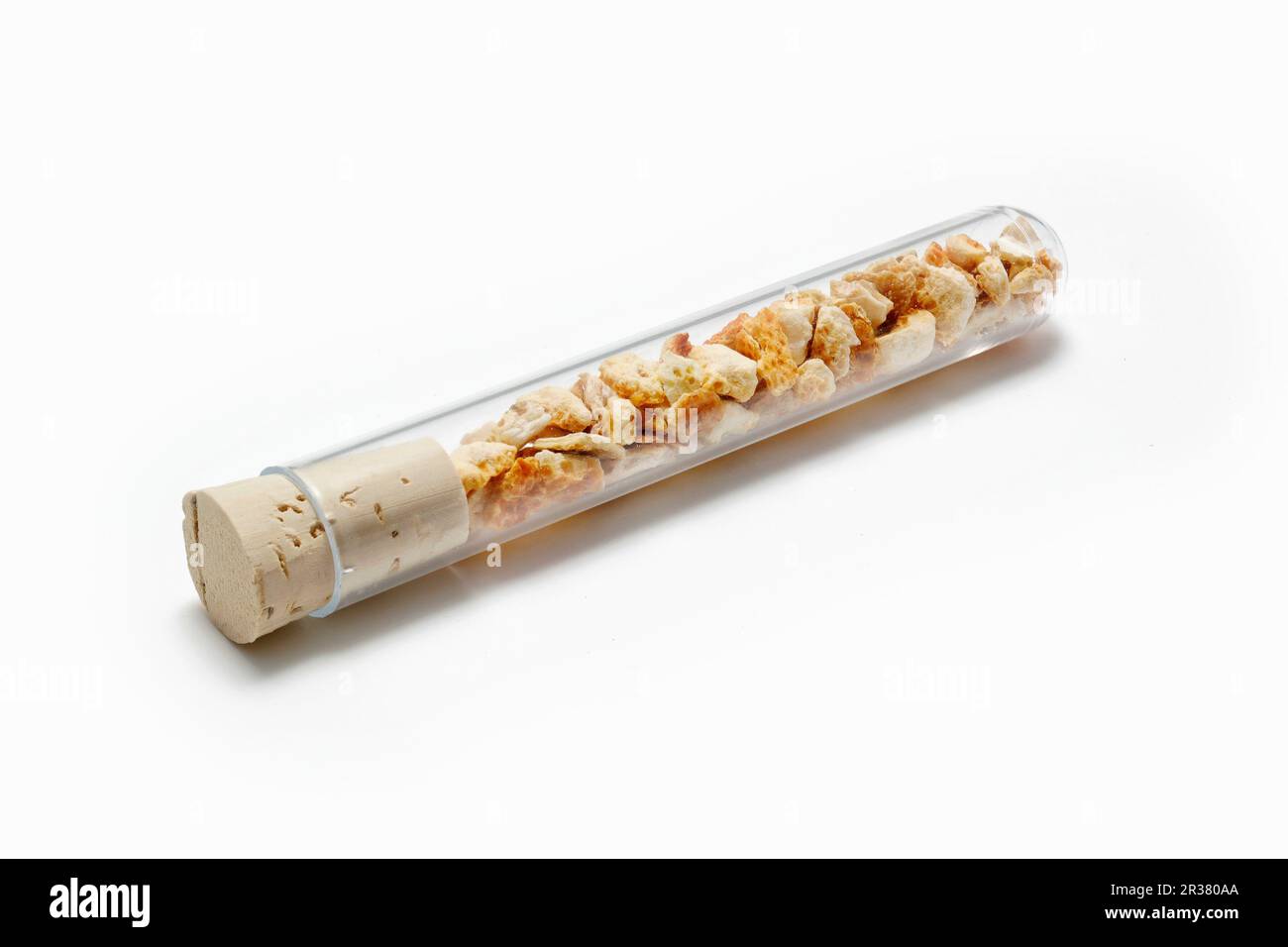 Dried lemon peel in a test tube Stock Photo - Alamy