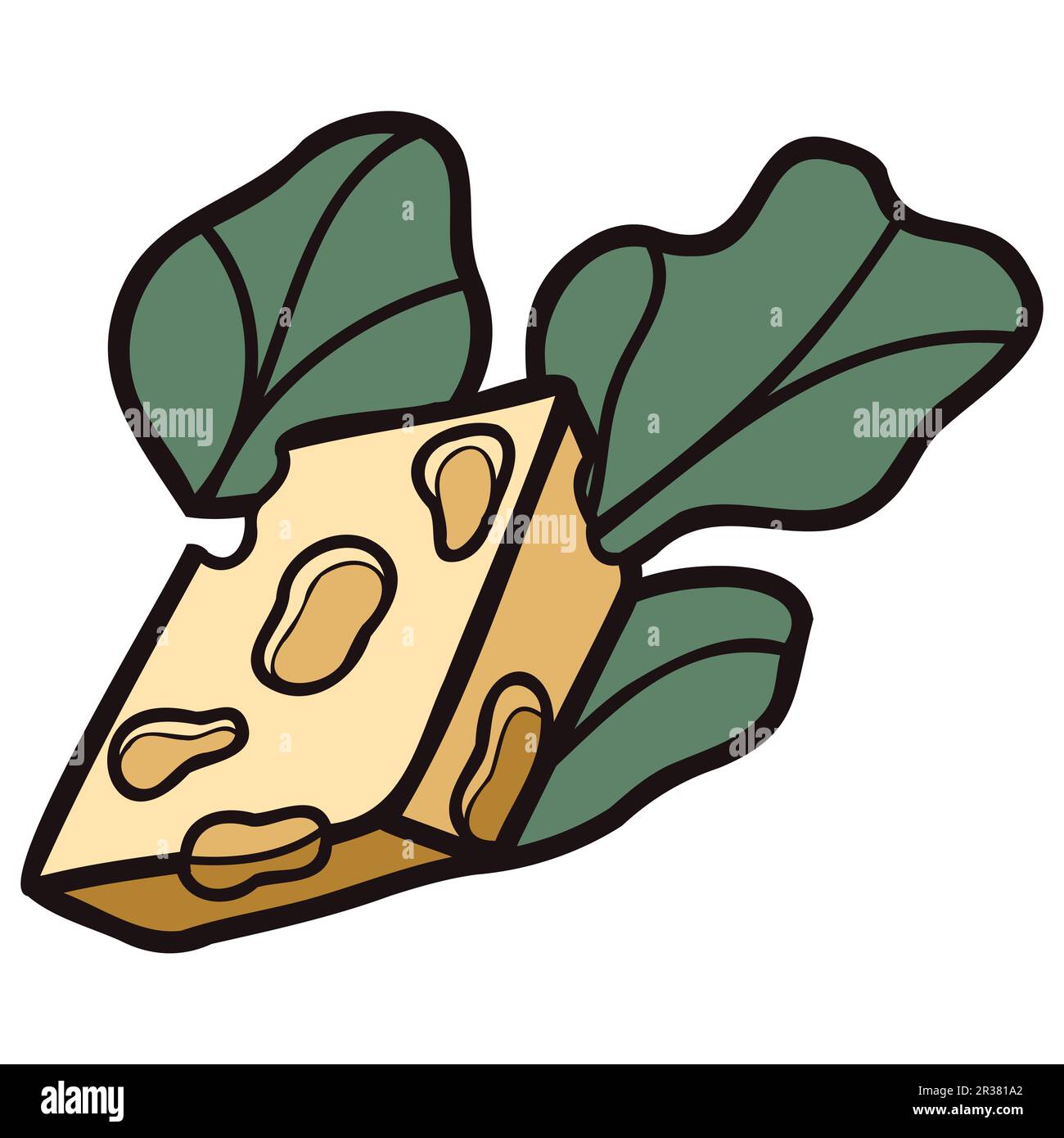 Hand Drawn cheese in doodle style isolated on background Stock Vector ...