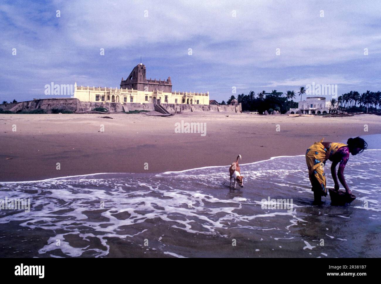 Dansborg Danish fort built in 1620 on the shore of Bay of Bengal at ...