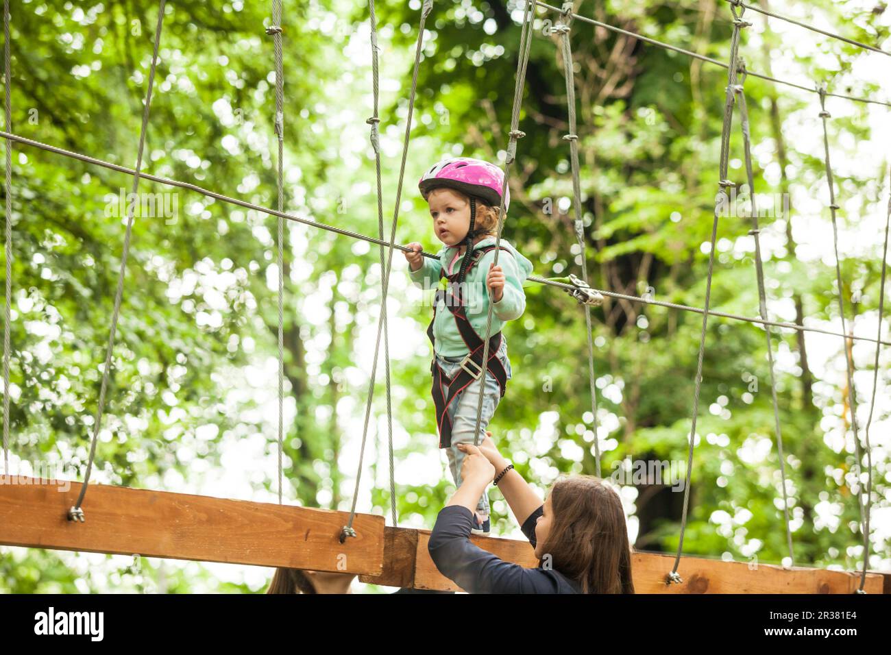 Children adventure playground hi-res stock photography and images - Alamy