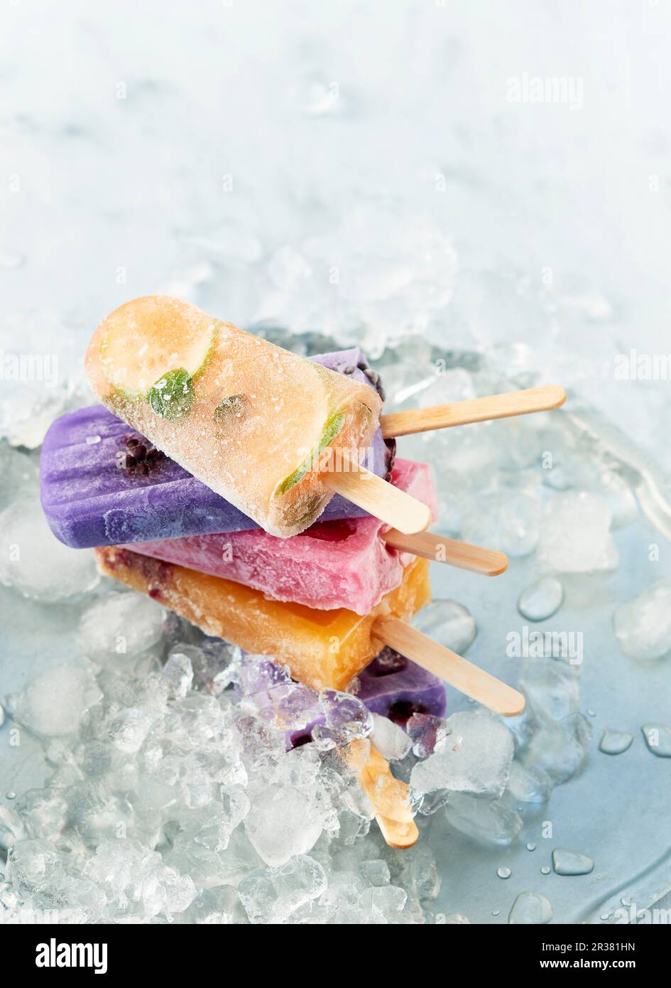 Ice lolly various cream on hi-res stock photography and images - Alamy
