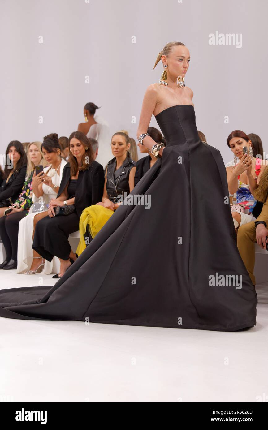 A model walks the runway during the MARIAM SEDDIQ show during the ...