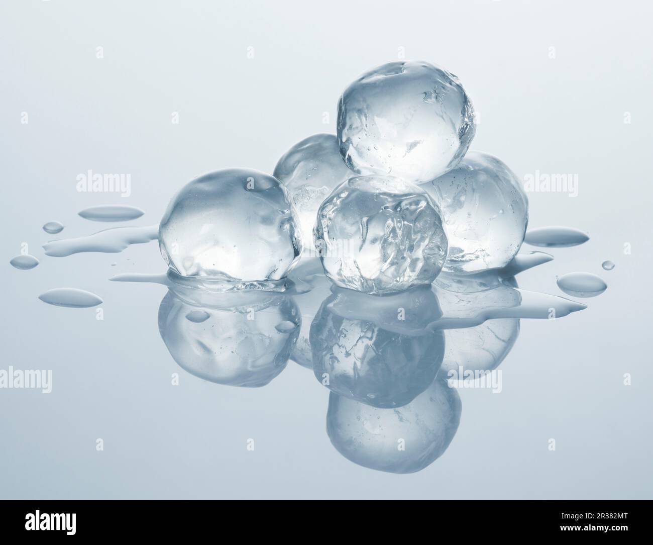 Ice cube balls Stock Photo - Alamy