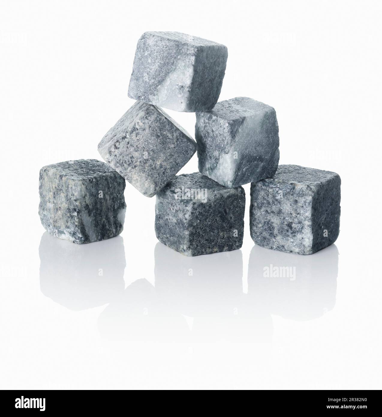 Granite ice cubes Stock Photo - Alamy
