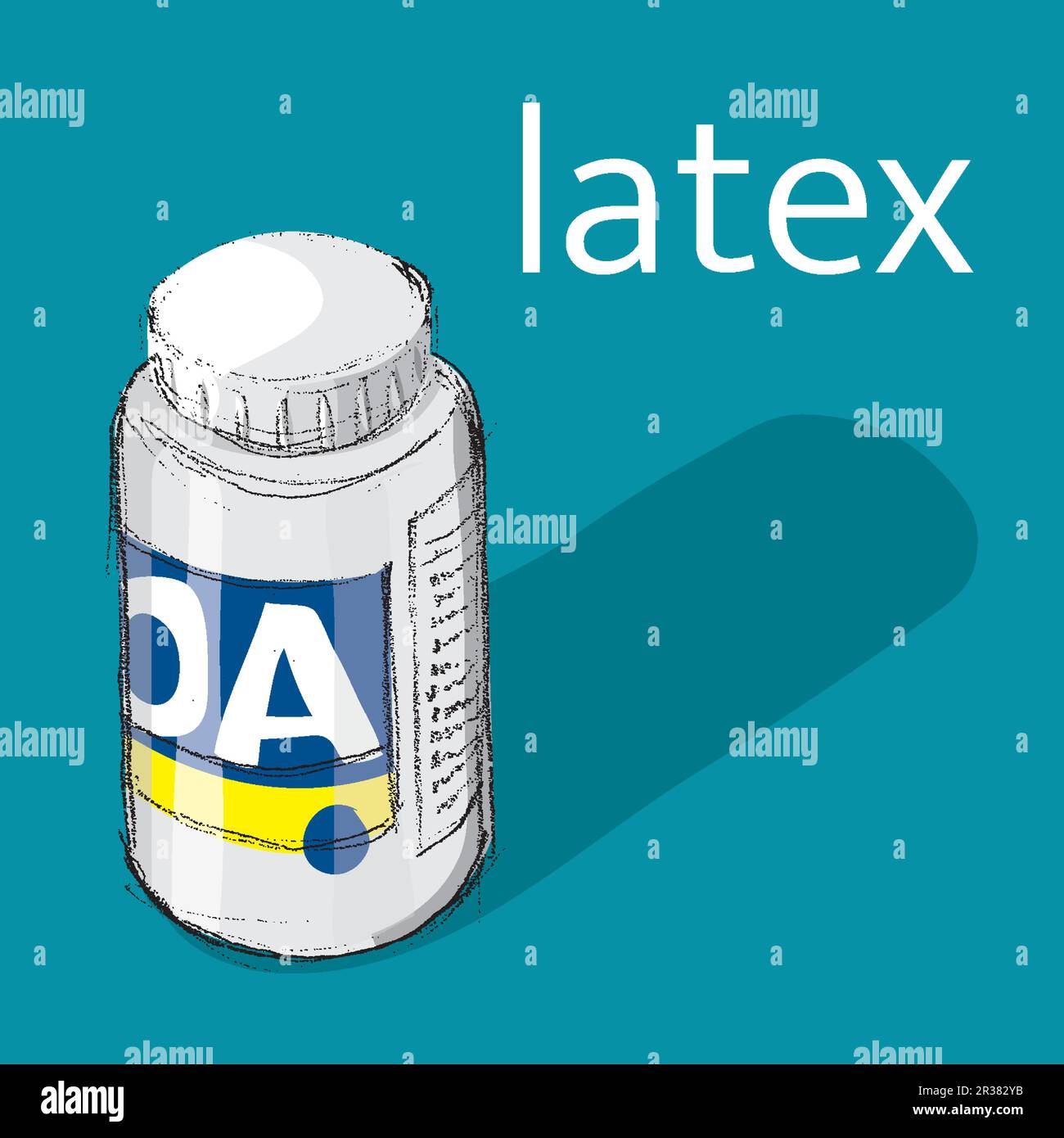latex glue sketch pencil style Stock Vector Image & Art - Alamy