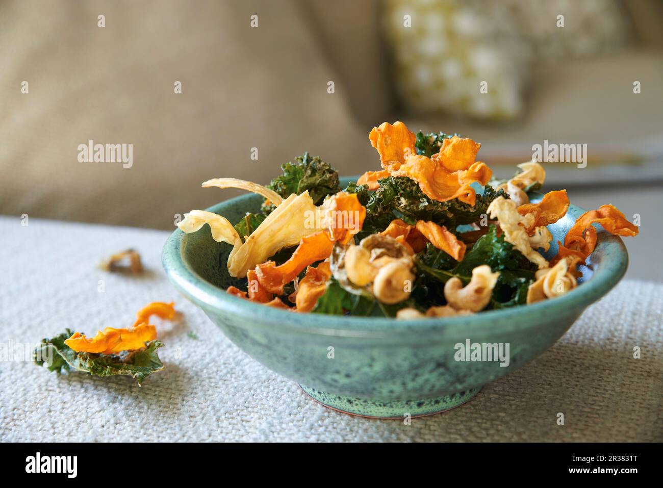 Colourful vegetable chips Stock Photo - Alamy