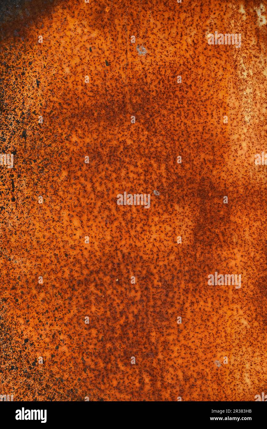 Vintage vivid rust stained corroded metal surface Stock Photo - Alamy