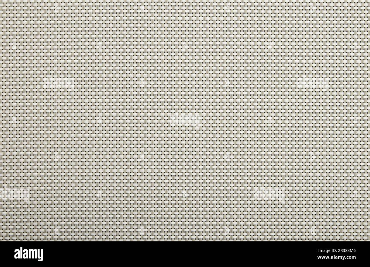 Background texture of horizontal white and vertical gray wicker braided ...
