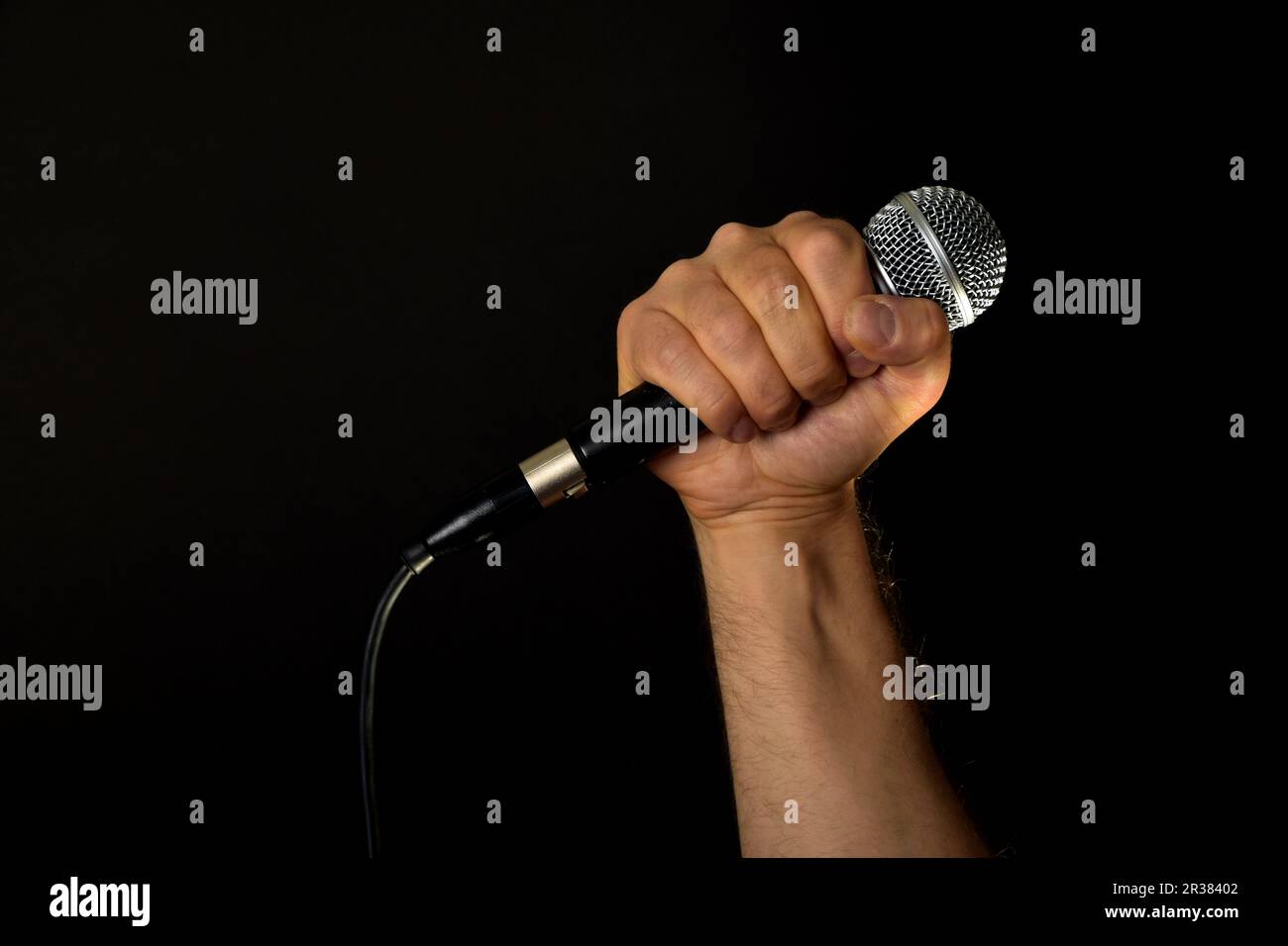 Male singer with microphone hi-res stock photography and images - Alamy