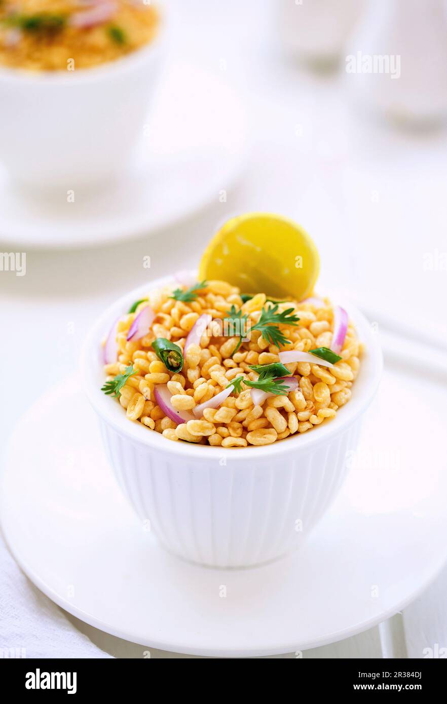 A yellow mung bean salad with onions Stock Photo - Alamy