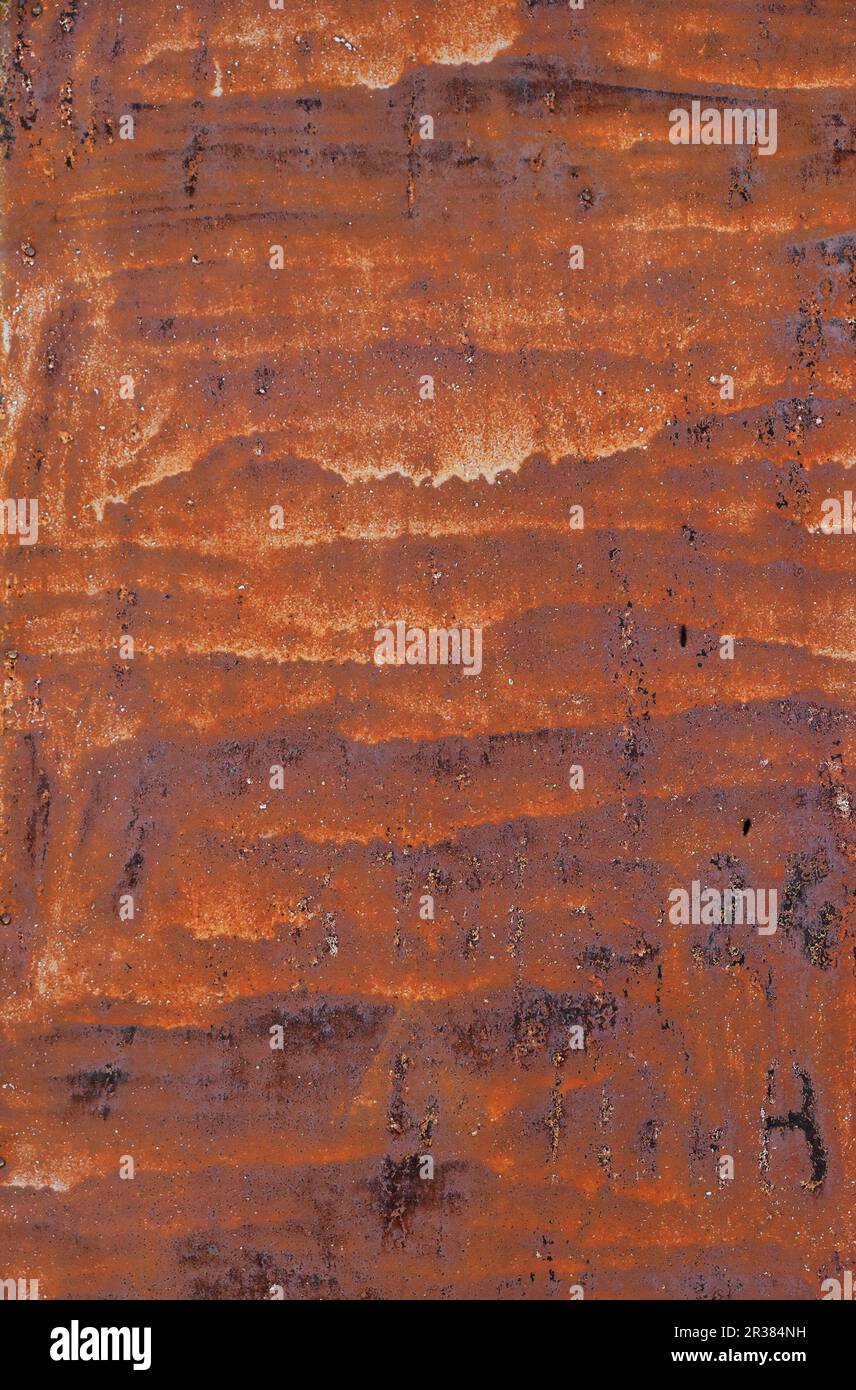 Bright rust stained corroded metal surface Stock Photo - Alamy