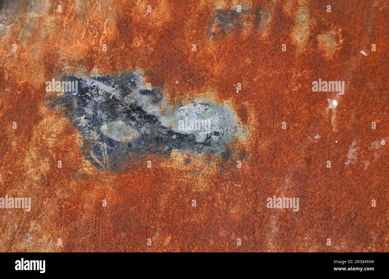 Bright rust stained corroded metal surface Stock Photo - Alamy