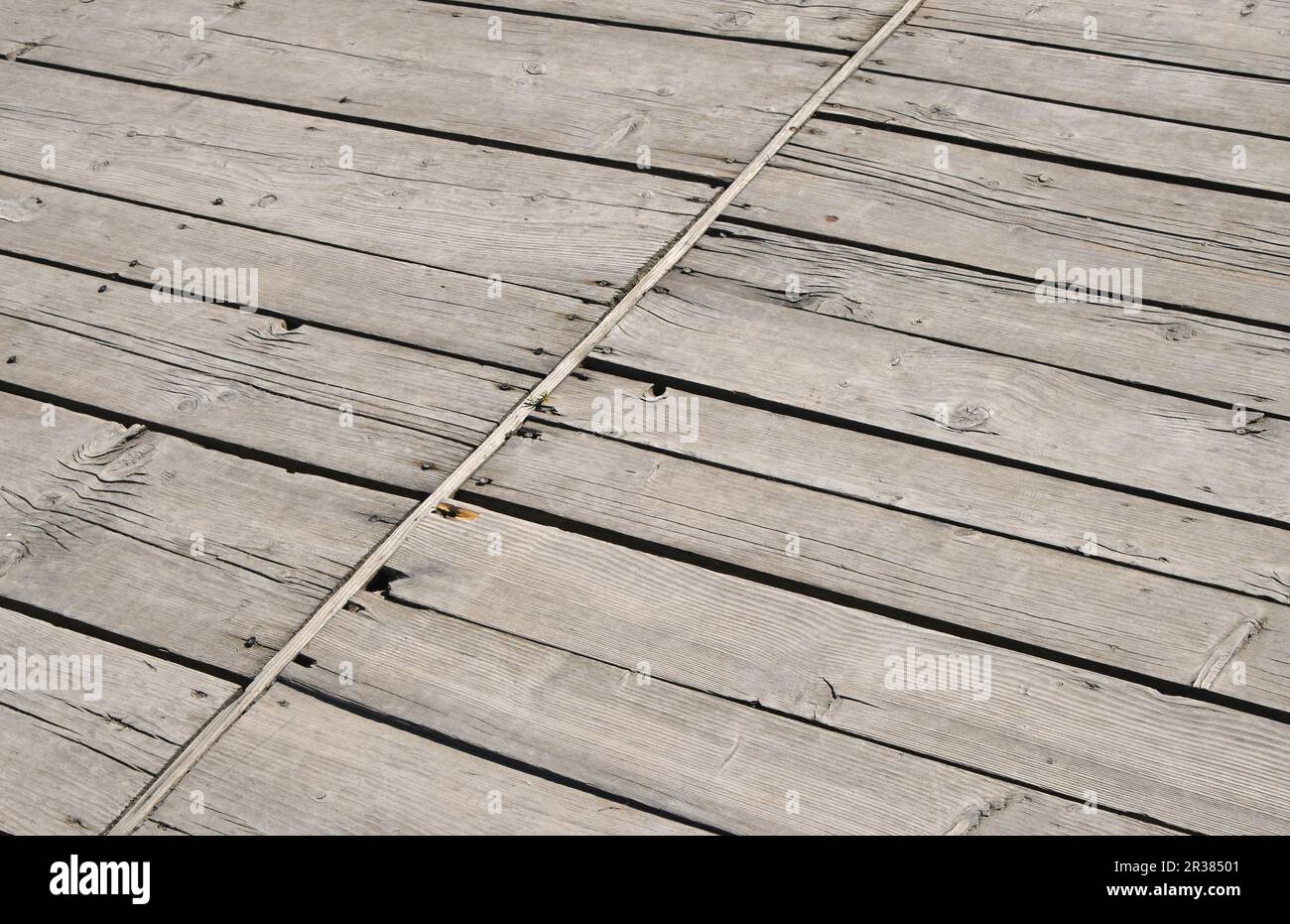 Vintage wooden panel with diagonal planks and gaps Stock Photo - Alamy
