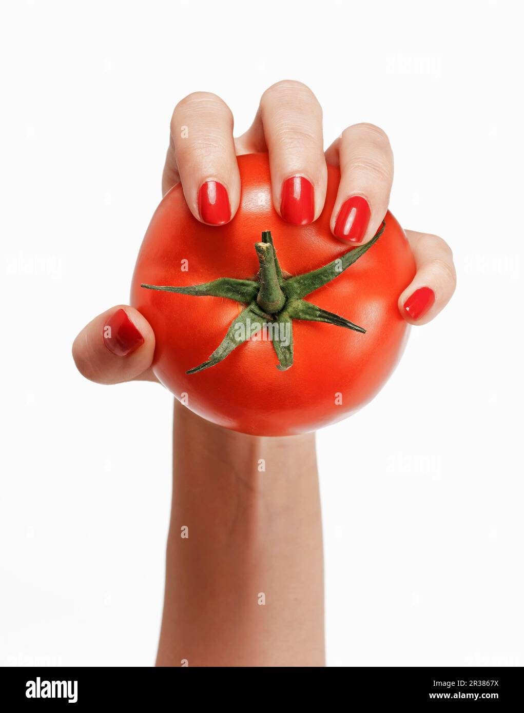 Womans hand red fingernails hi-res stock photography and images - Alamy