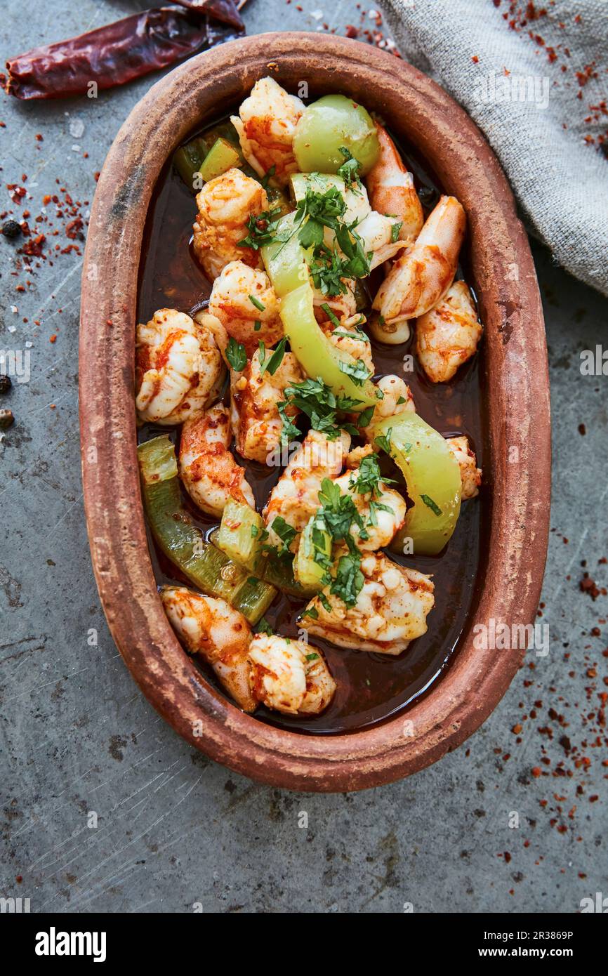 Chilli and prawns hi-res stock photography and images - Alamy