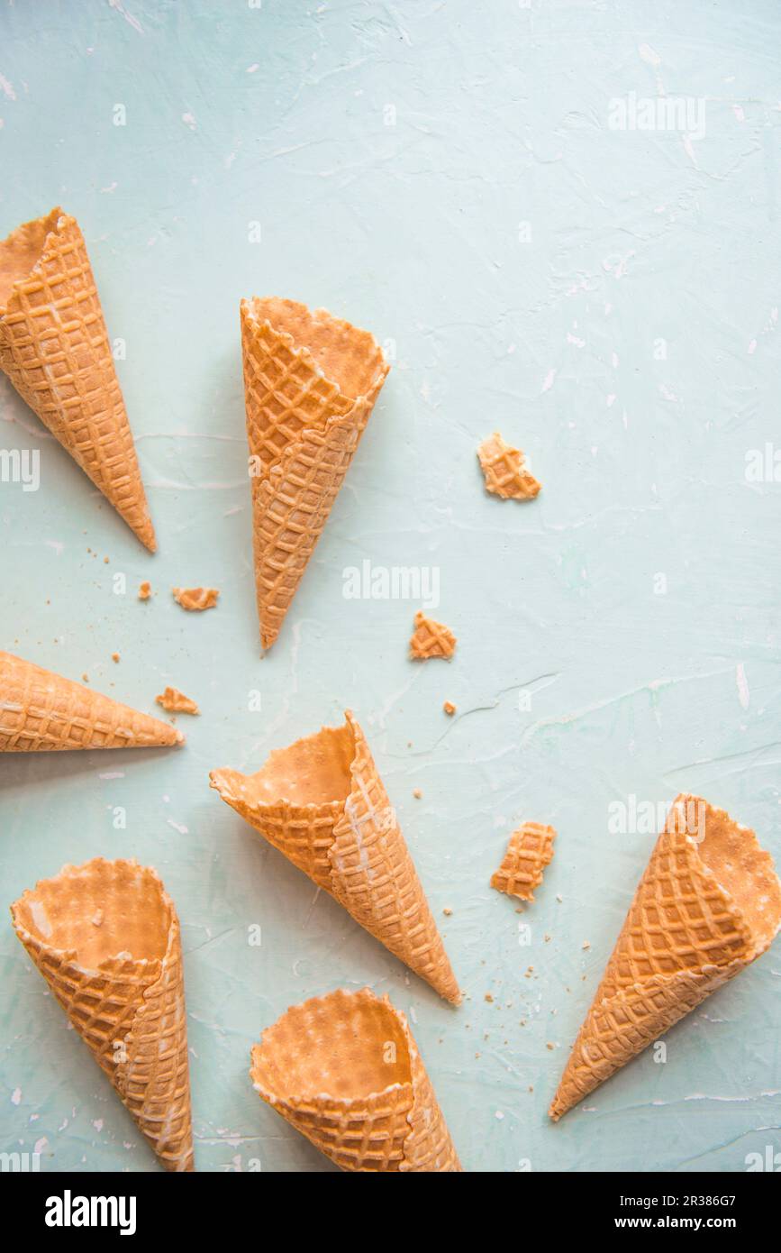 Ice cream cones ingredients hi-res stock photography and images - Alamy