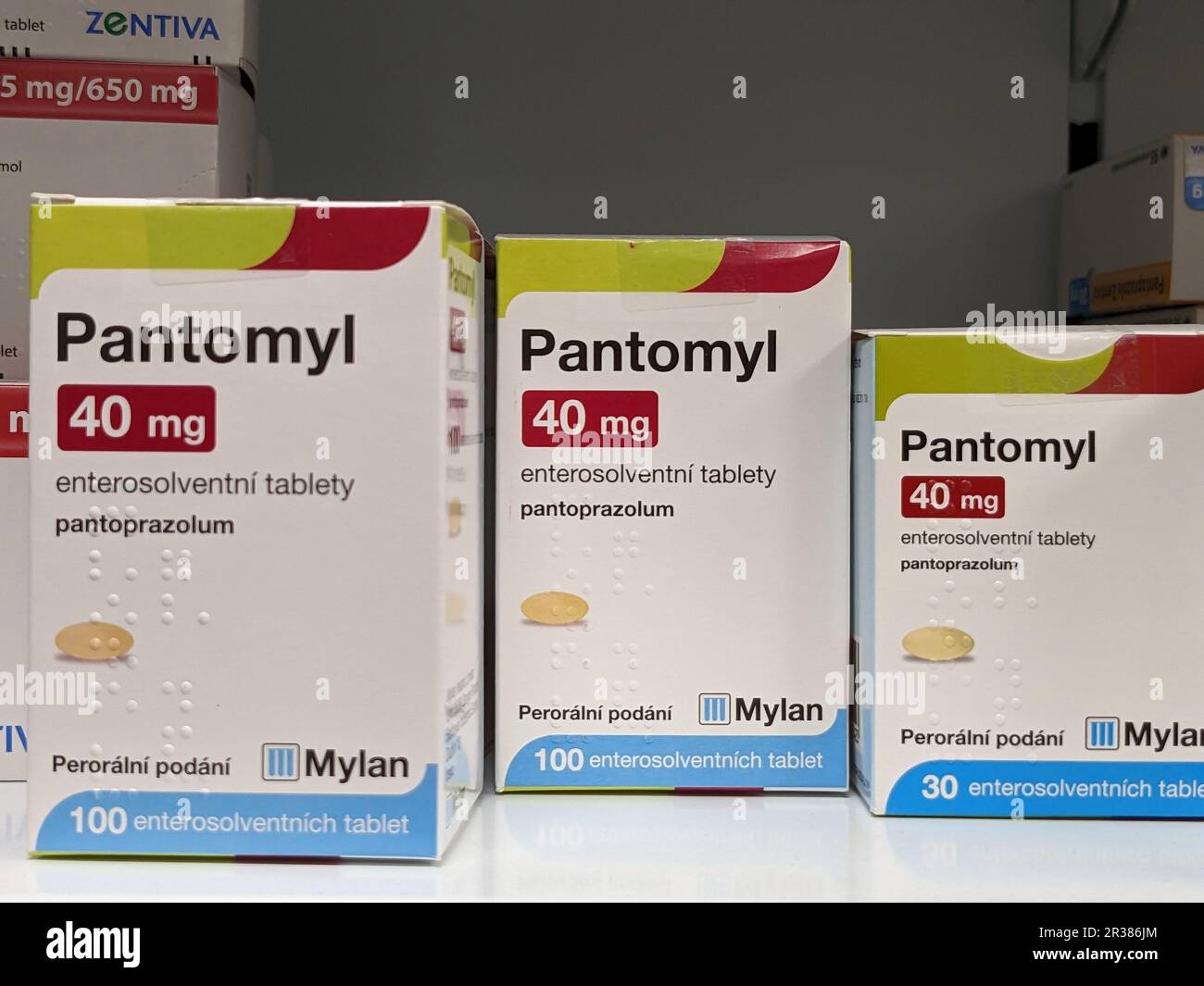 Prague,Czech Republic-December 21 2024: Pantomyl by VIATRIS is a ...