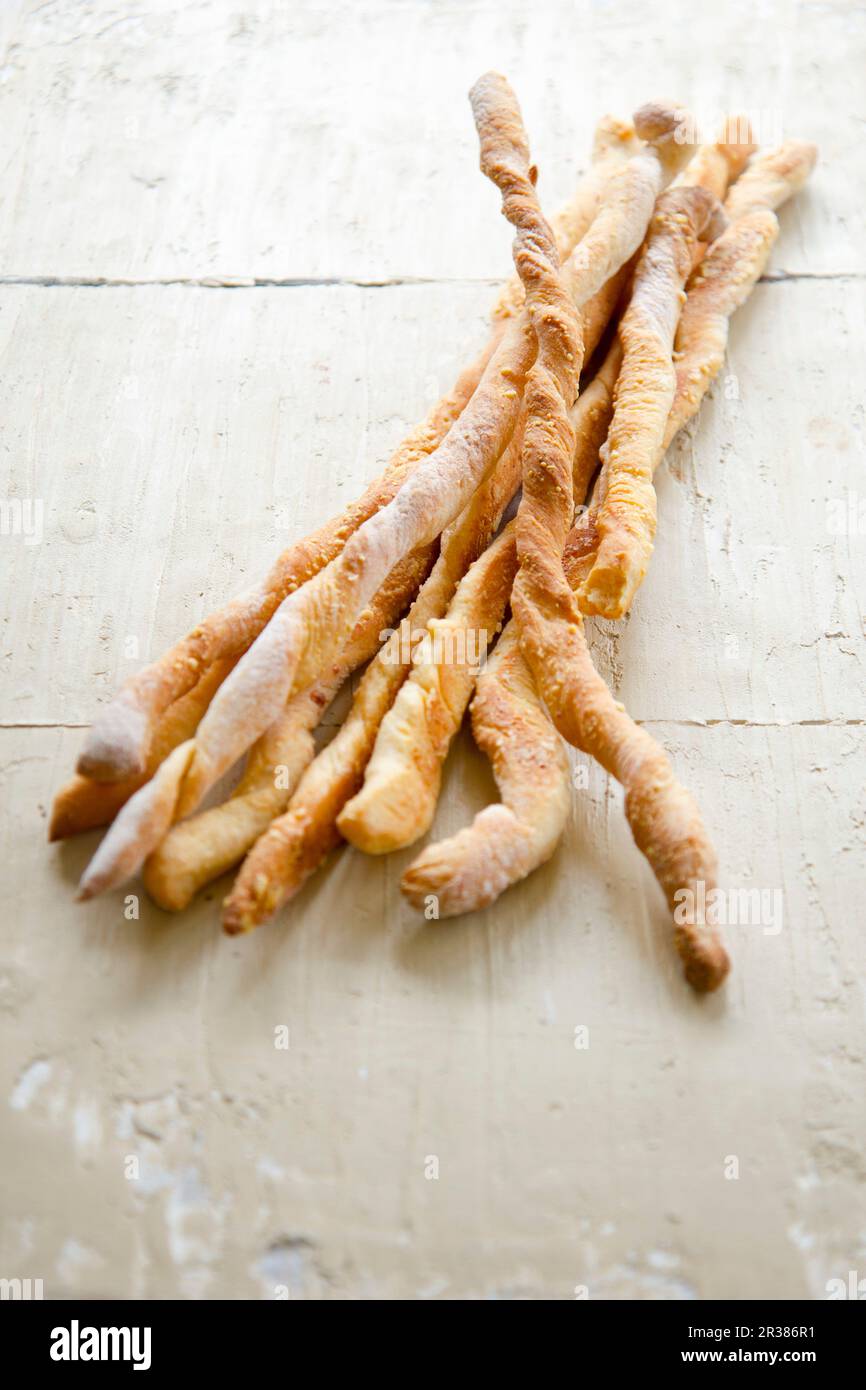 Homemade cheese grissini Stock Photo - Alamy