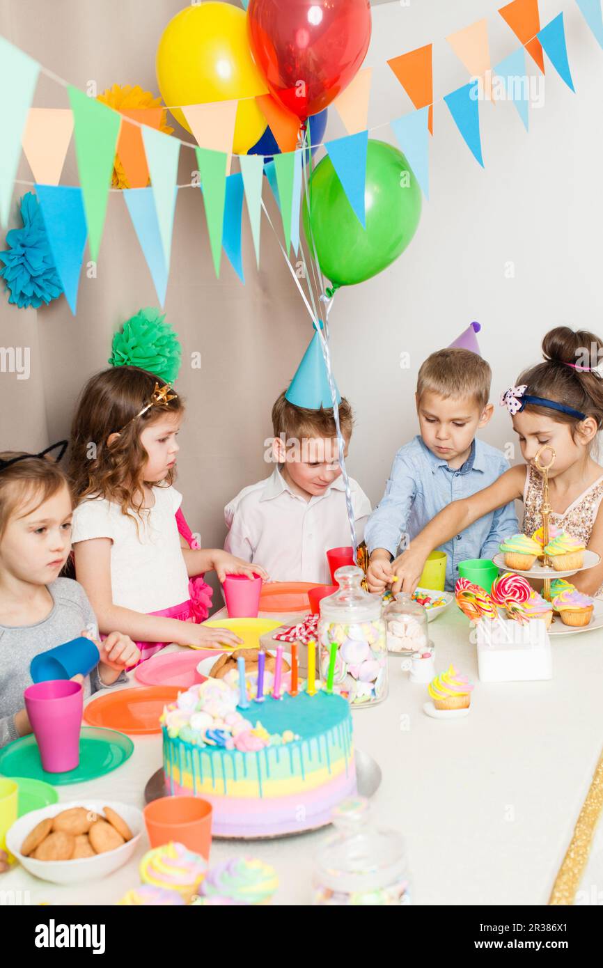 Happy birthday party Stock Photo - Alamy