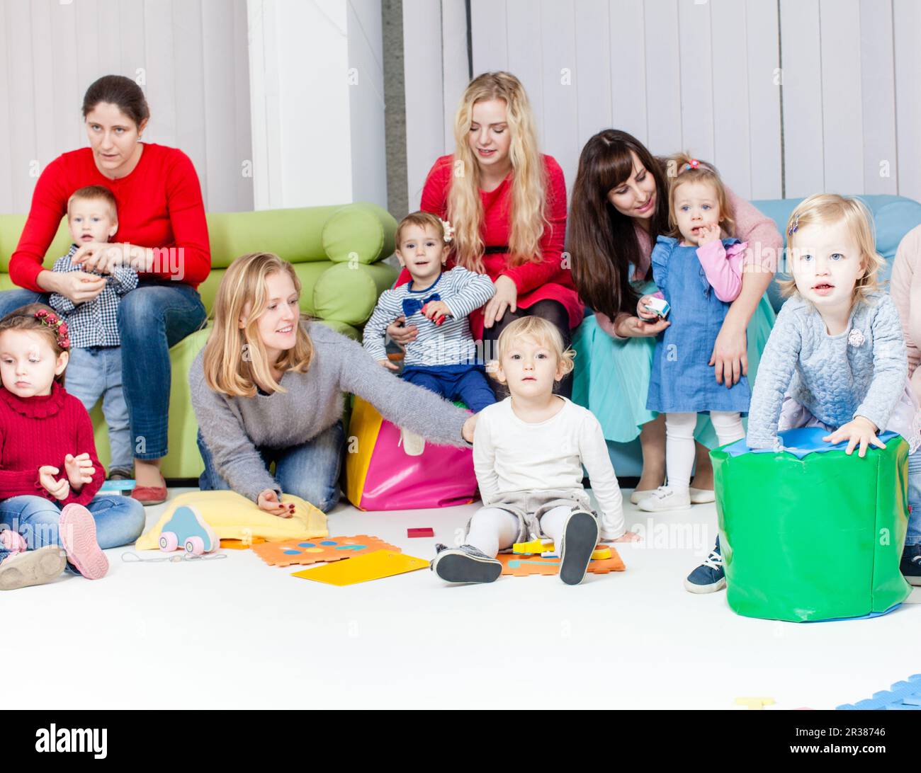 Mothers and children Stock Photo - Alamy