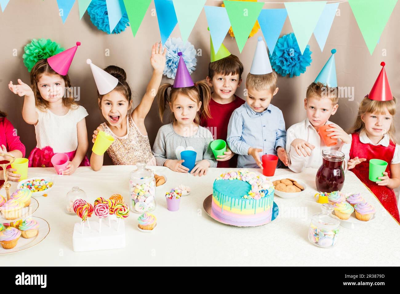 Happy birthday party Stock Photo - Alamy