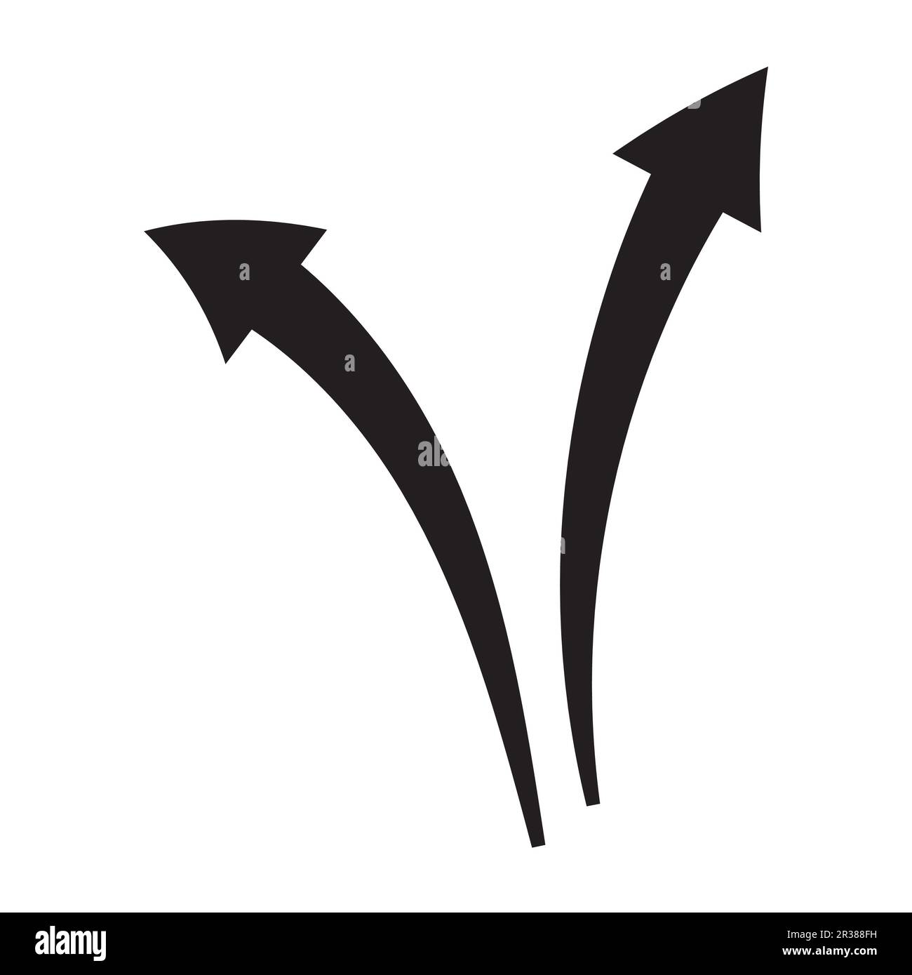Hand drawn sketch doodle arrows hi-res stock photography and images - Alamy