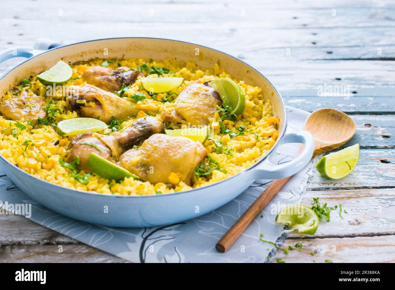 Galinhada (chicken and rice, Brazil Stock Photo - Alamy