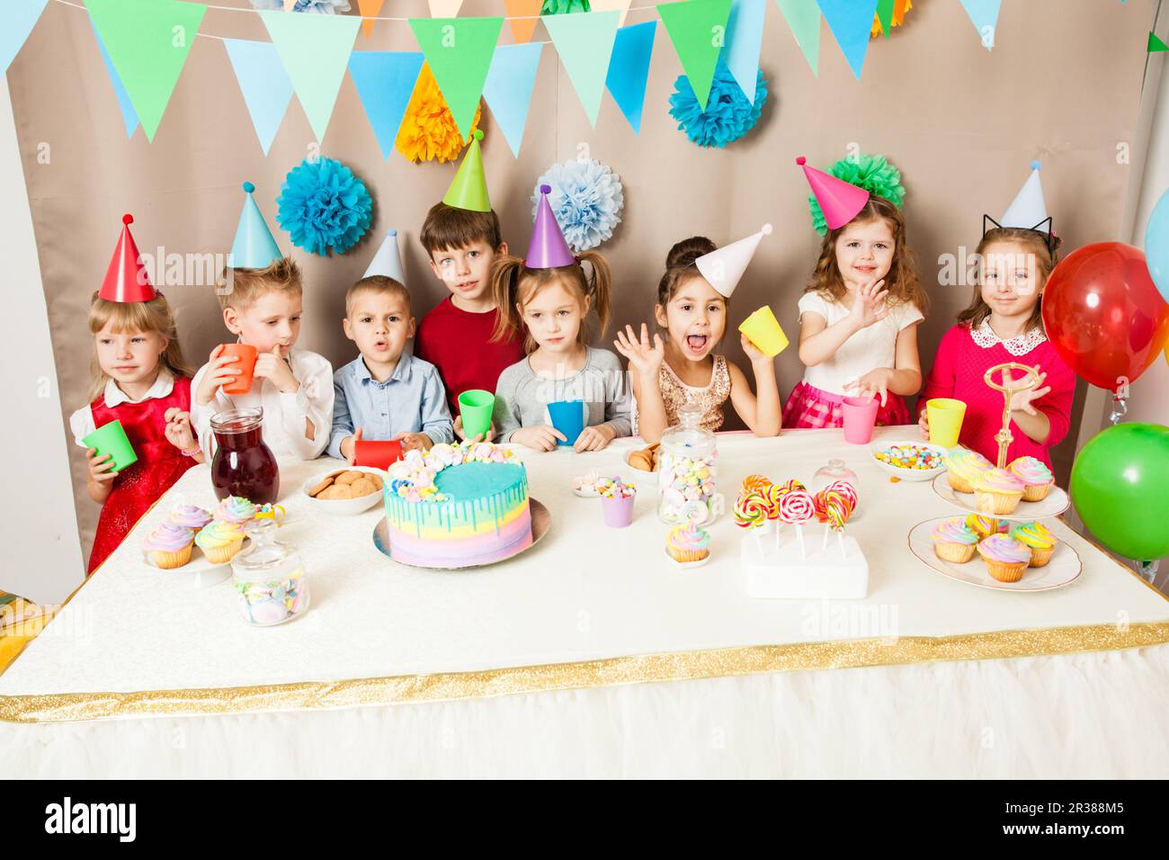 Happy birthday party Stock Photo - Alamy