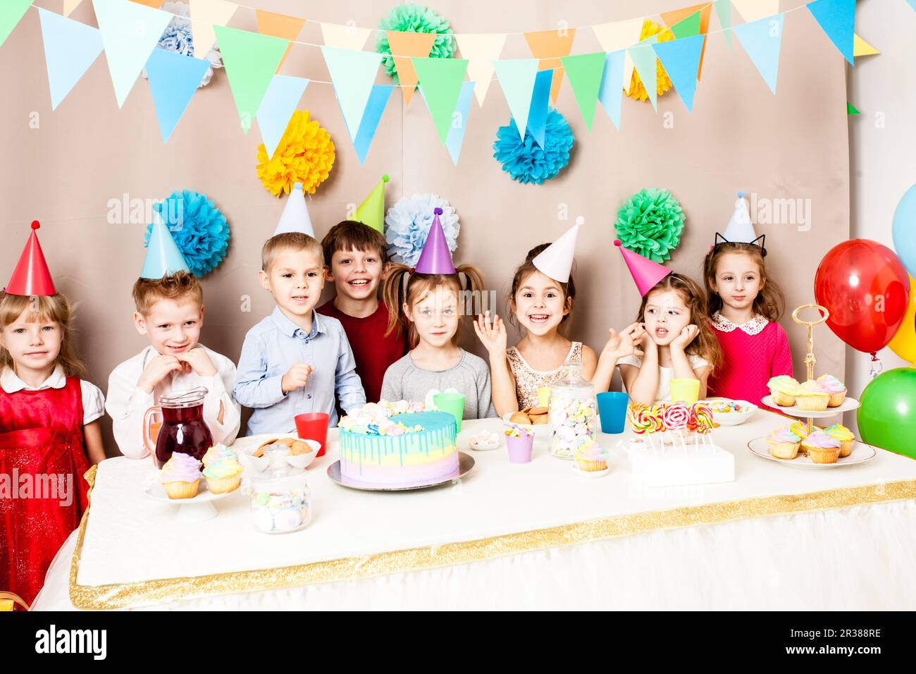 Happy birthday party Stock Photo - Alamy