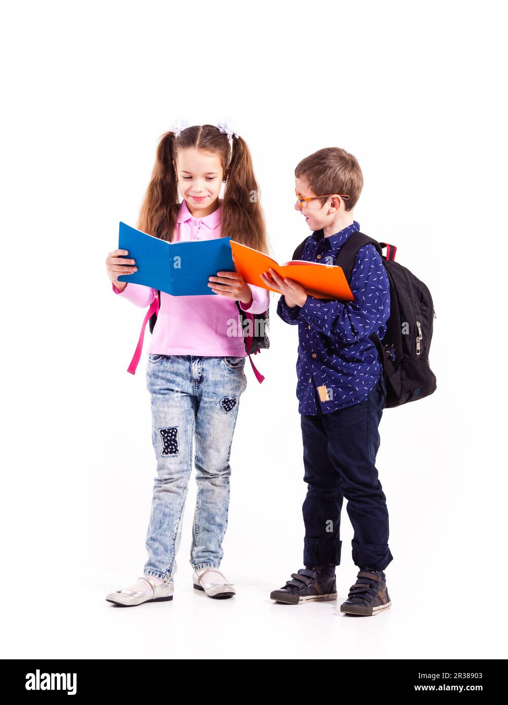 The pupils are ready for school Stock Photo - Alamy