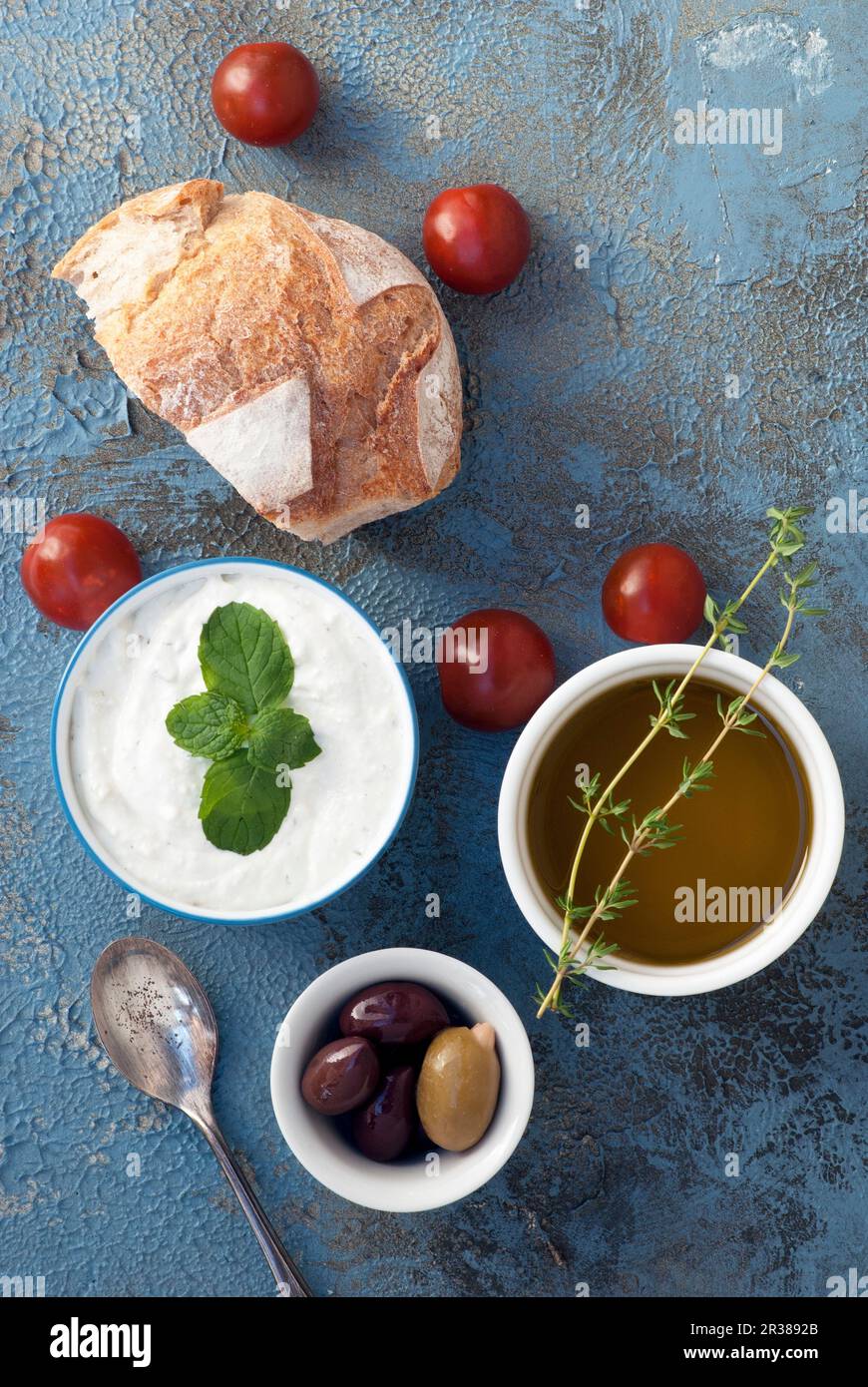 Tzatziki from cucumber greek hi-res stock photography and images - Alamy