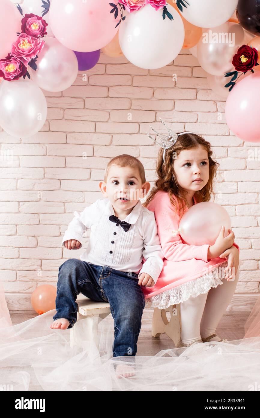 The cute kids Stock Photo - Alamy