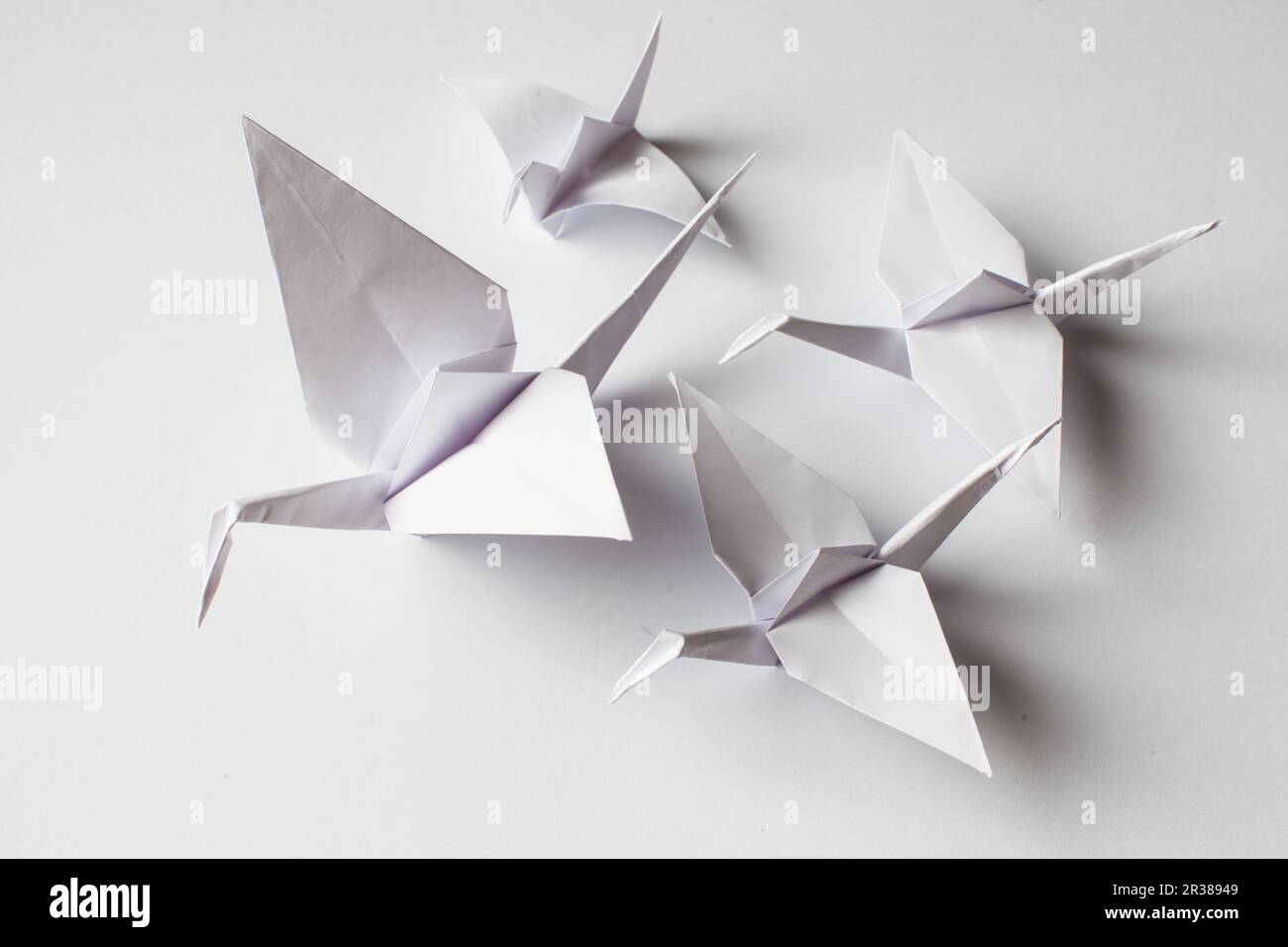 White crane handmade Stock Photo - Alamy