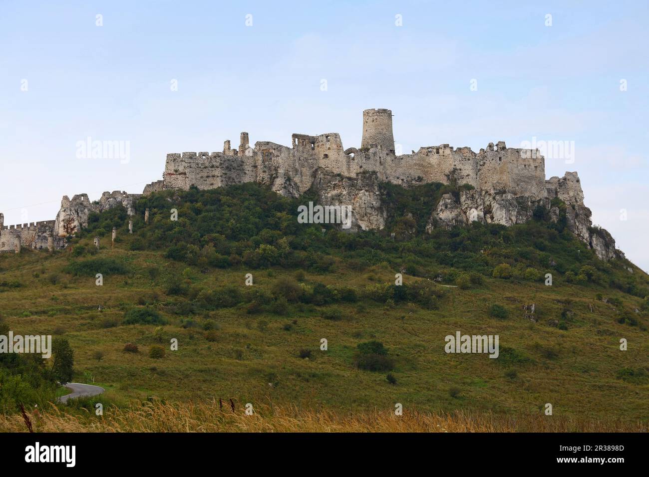View of Spissky hrad or Spis Castle in Slovakia Stock Photo - Alamy