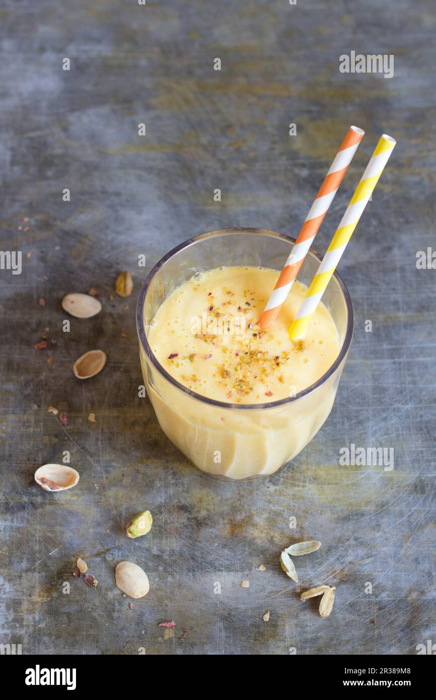 Lassi in a glass hi-res stock photography and images - Alamy