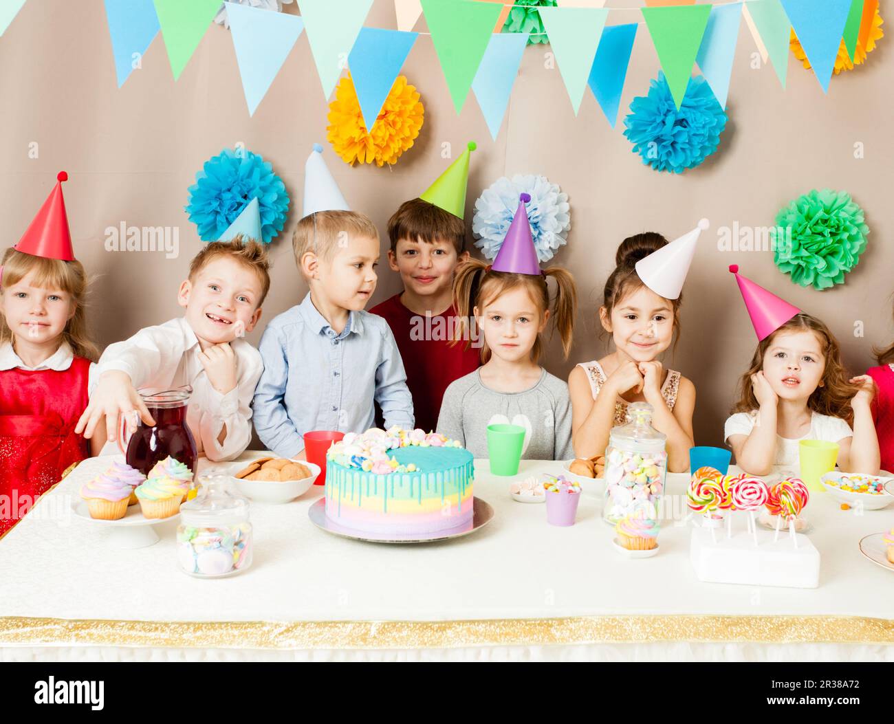Happy birthday party Stock Photo - Alamy