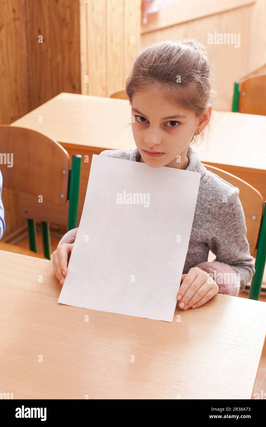 Children taking an exam Stock Photo - Alamy