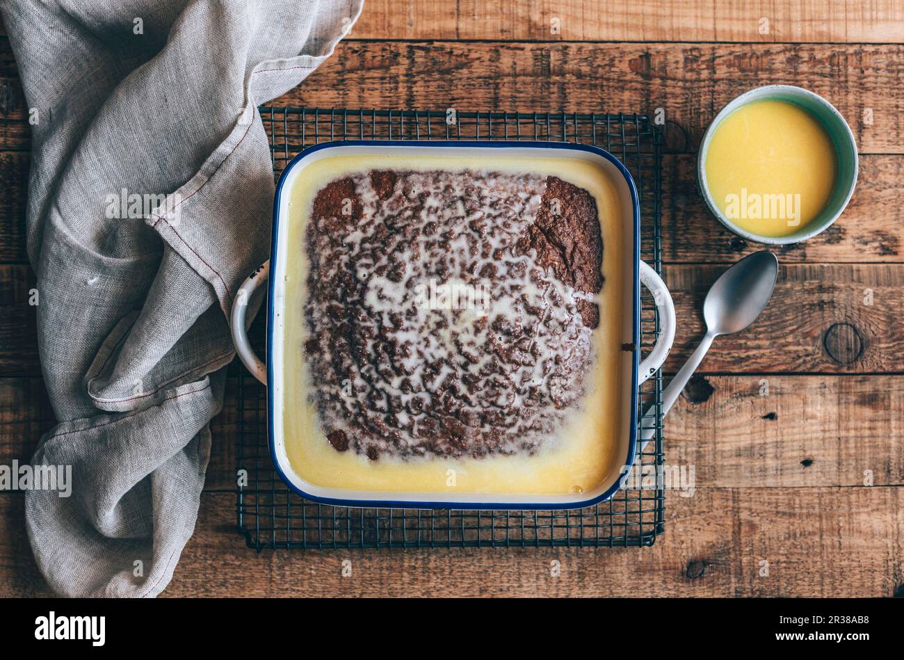 Malva Pudding (dessert from South Africa Stock Photo - Alamy